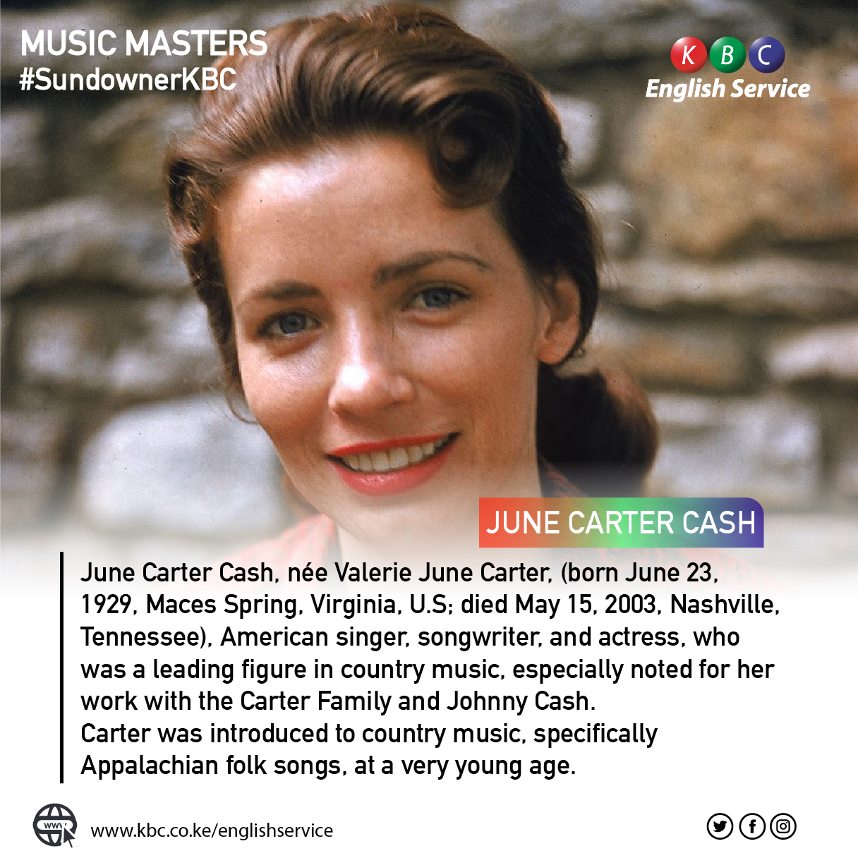 June Carter Hair