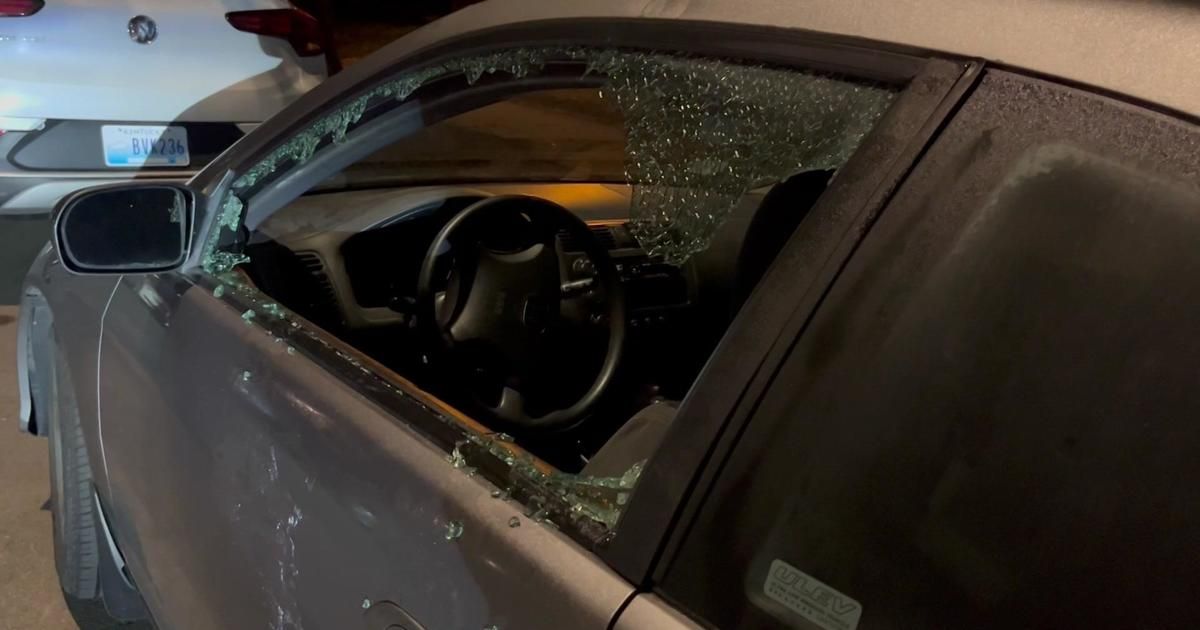 Broken Car Window Black Car