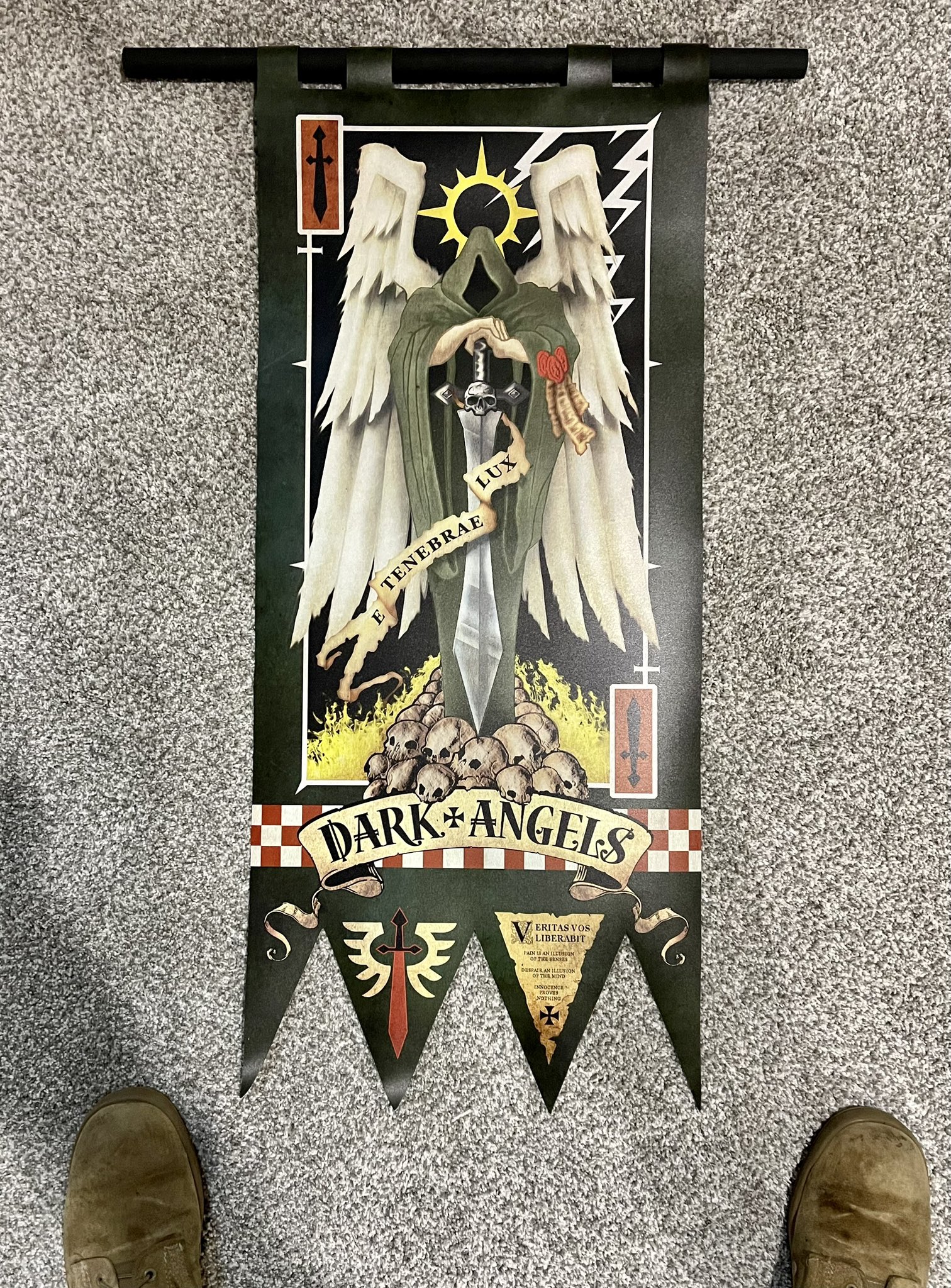 Dark Angels 40k Banner
