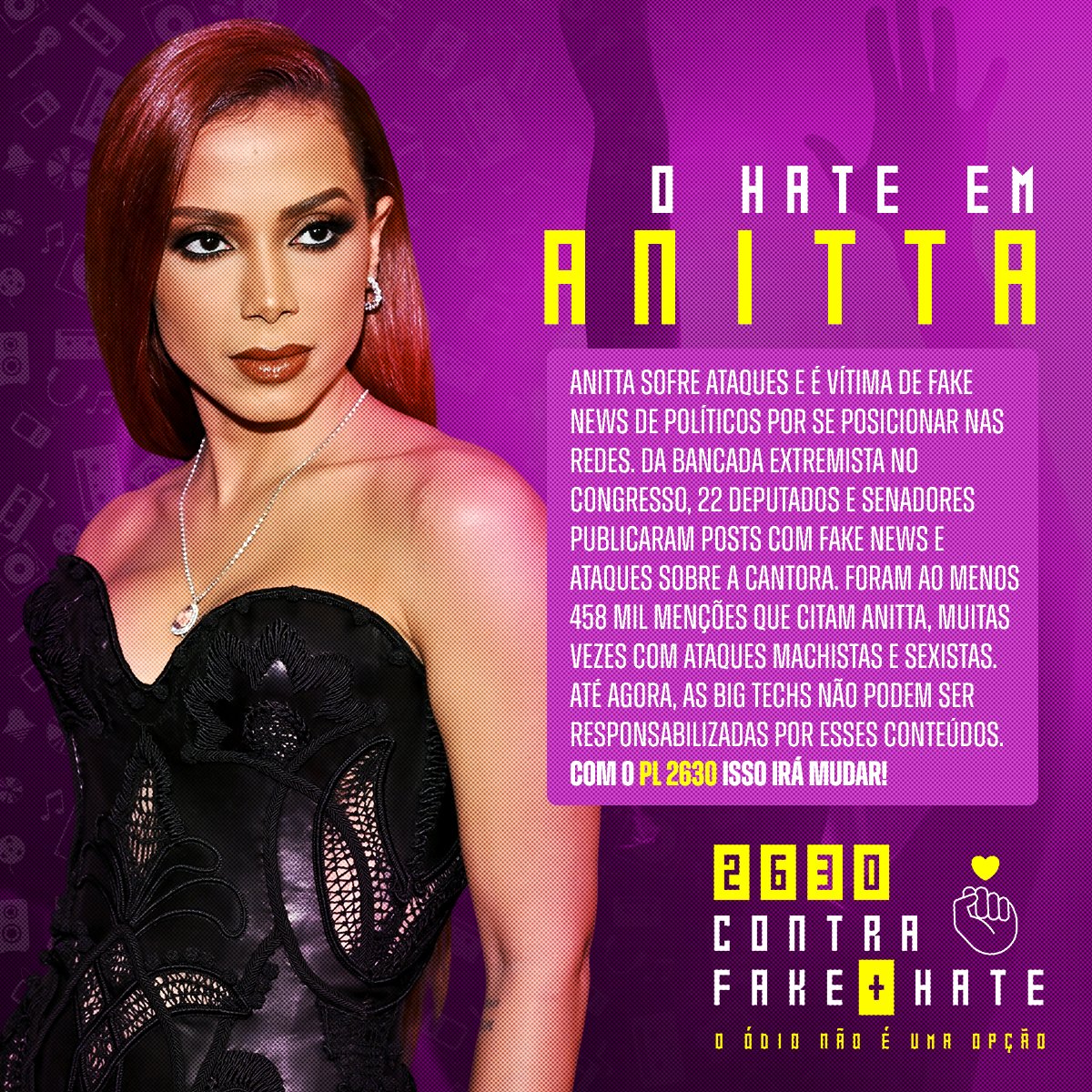 ŧɑinά On Twitter Anitta é Uma Das Artistas Que Mais Sofreu Hate E