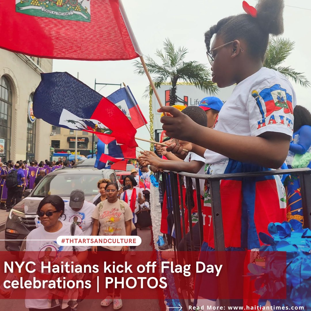 Haitian Times on Twitter: "Haitians began celebrating Flag Day over the ...