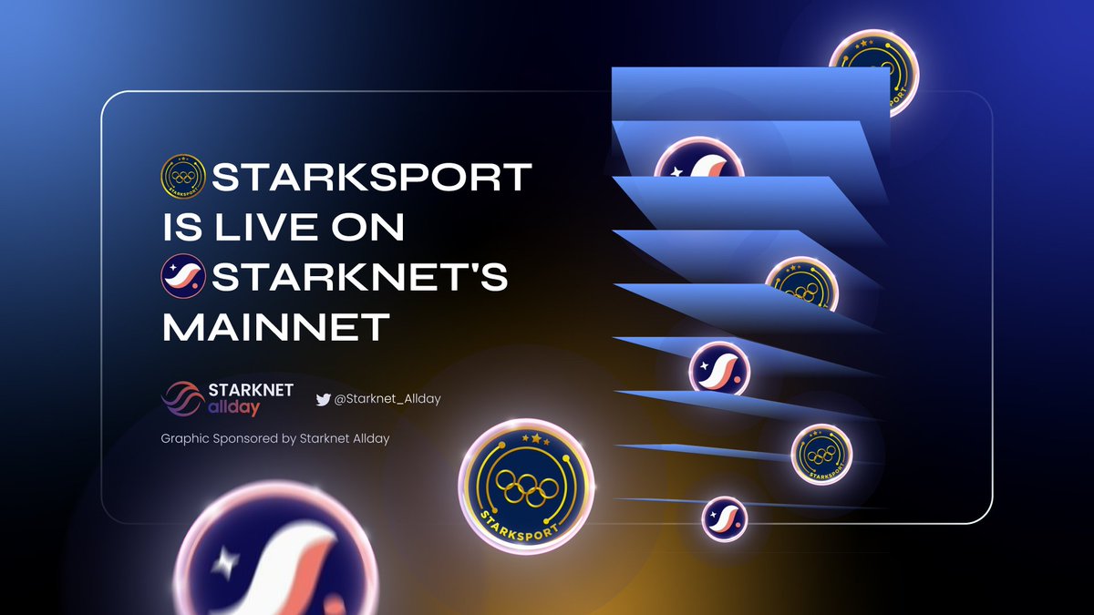 Rocky8🐐🛸 on Twitter: "RT @Starknet_Allday: 2/ @starkfinance is live on @Starknet's mainnet"