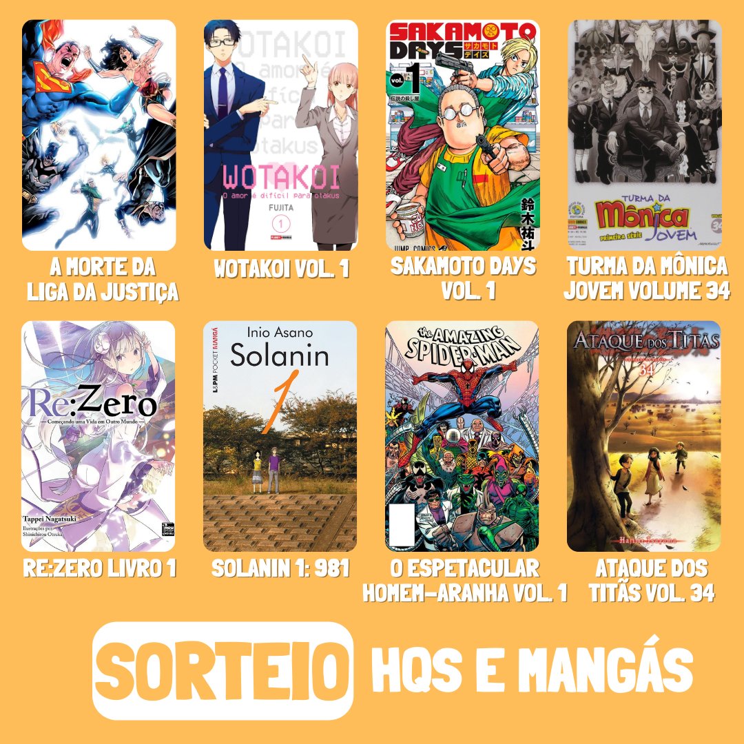 Promics | Ofertas Mangás e HQs on Twitter: "⚡RESULTADO DO SORTEIO Parabéns @kenmnana, você ...
