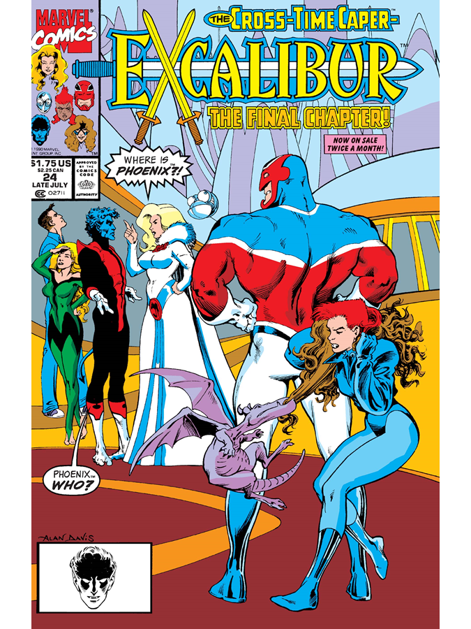 Classic X Men On Twitter Excalibur 24 Cover Dated July 1990