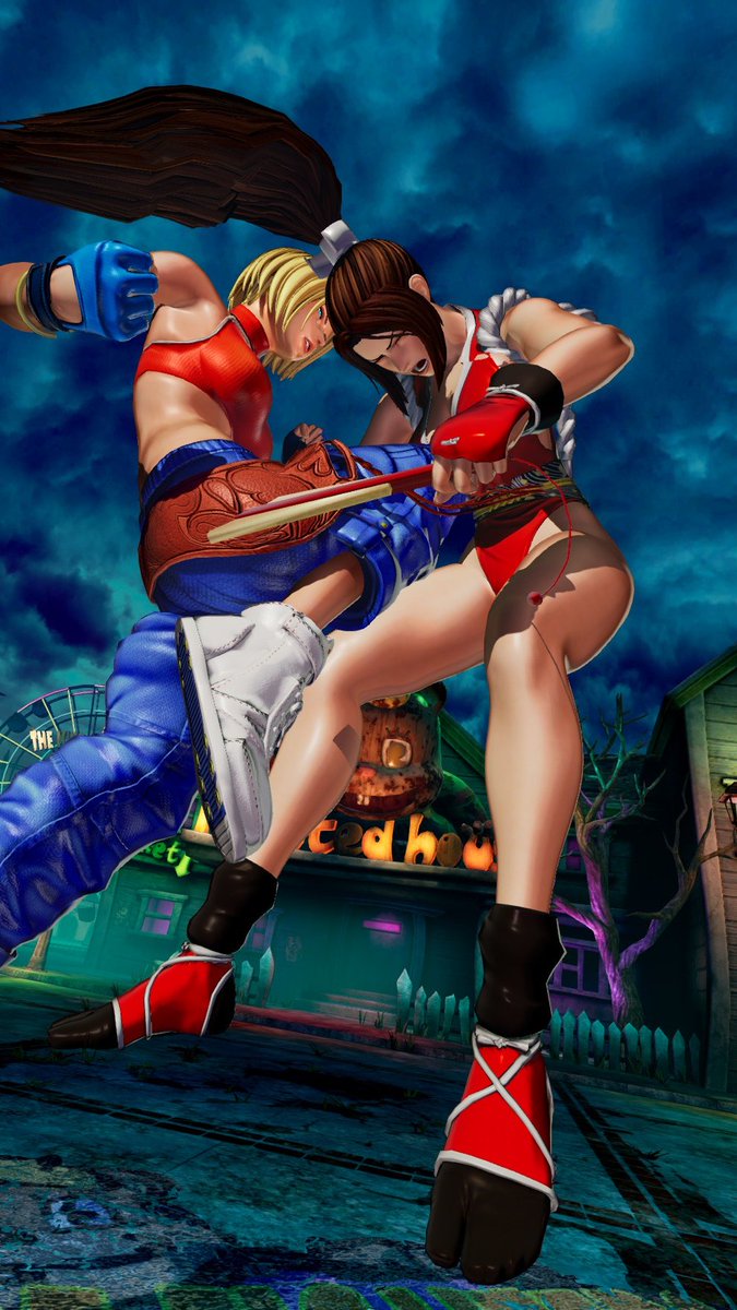 りょーなす🔞(NAS-RYO) on Twitter: "不知火舞 Skirtless MOD KOF15"