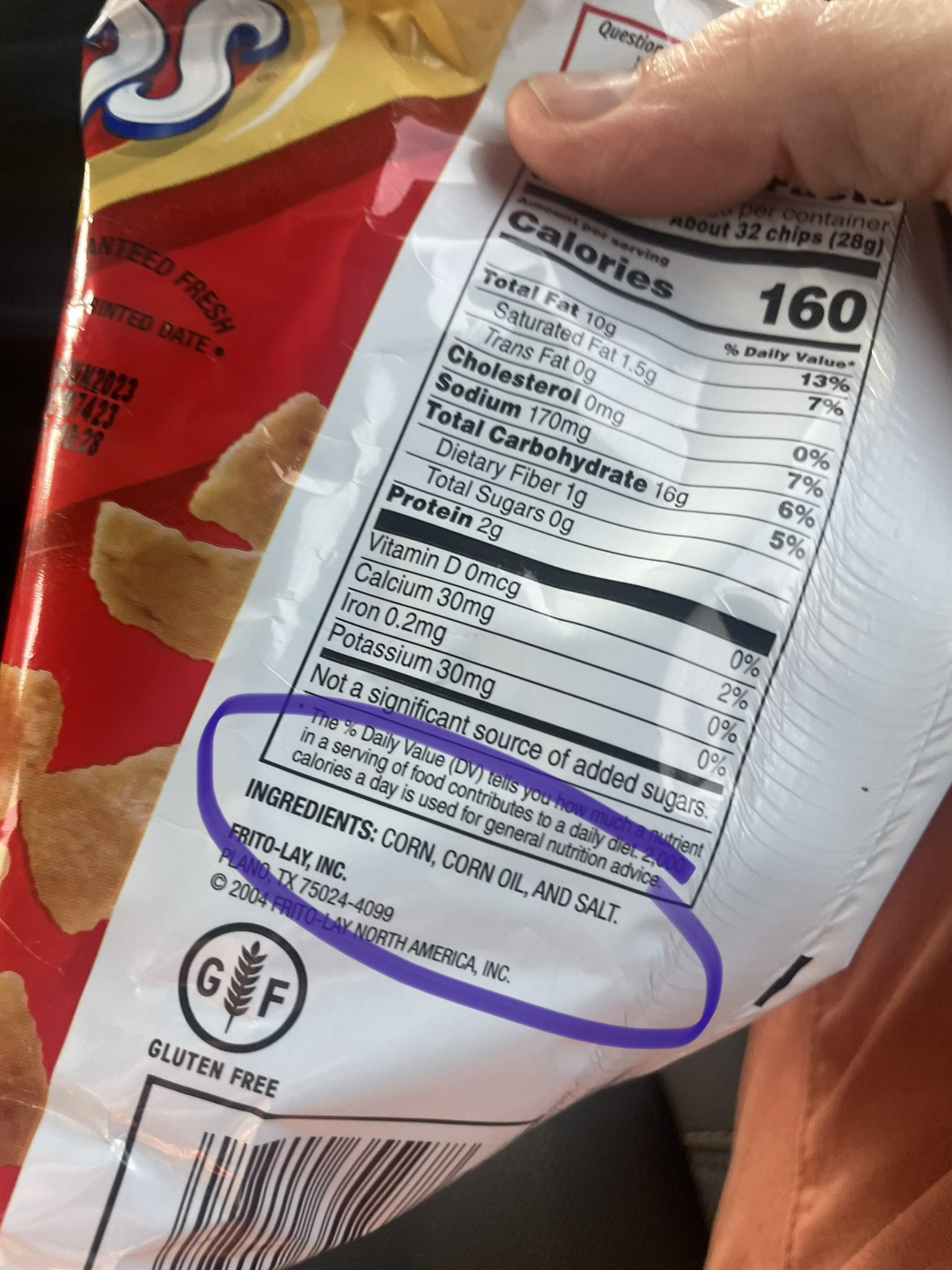 Fritos Nutrition Facts Fritos Lightly Salted Corn Chips (9.25 Oz)