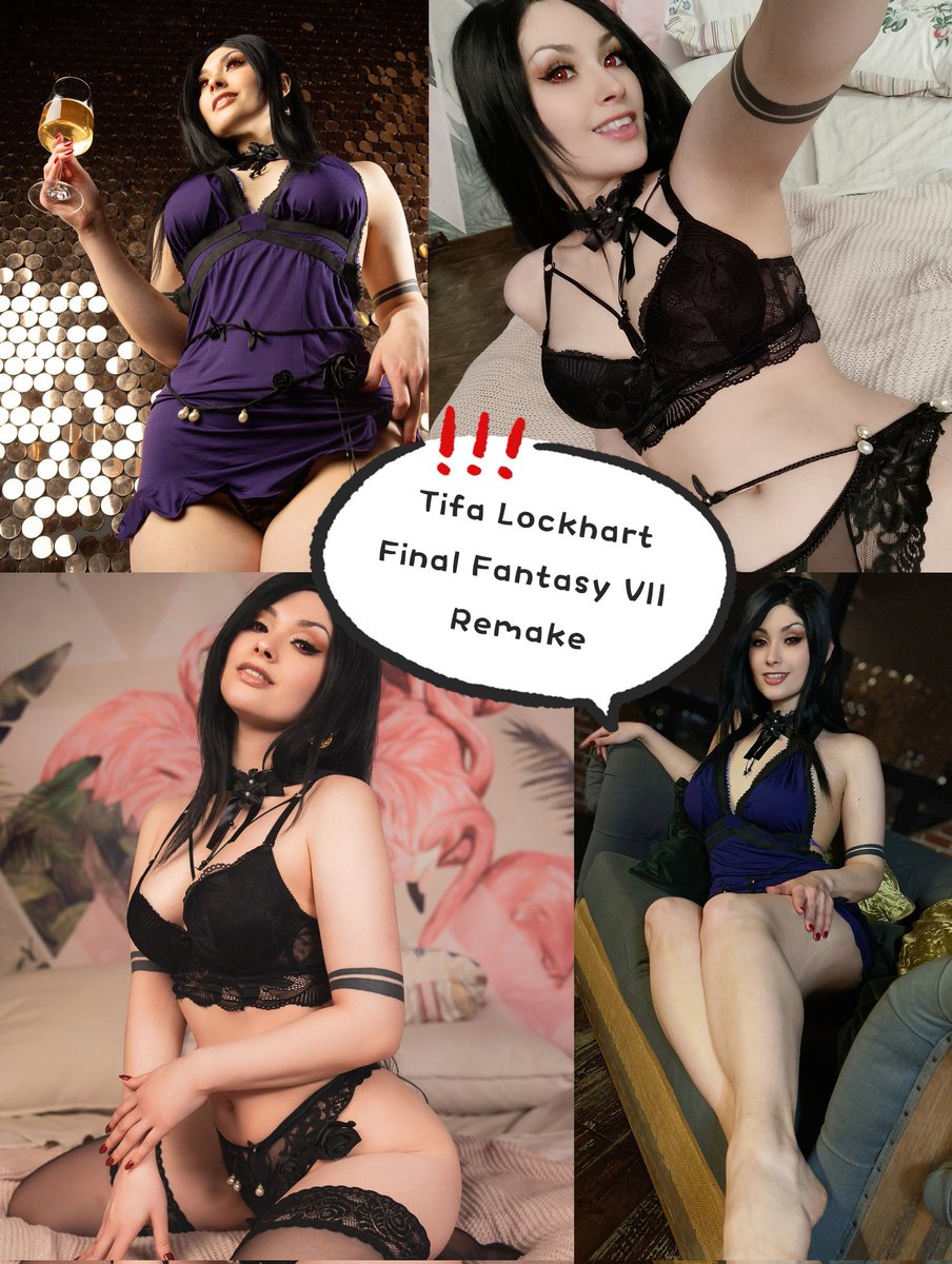 Juk🕷 Free Fansly on Twitter: "Tifa Lockhart - first reward this May 💜👇 Subscribe 👇💜 https ...