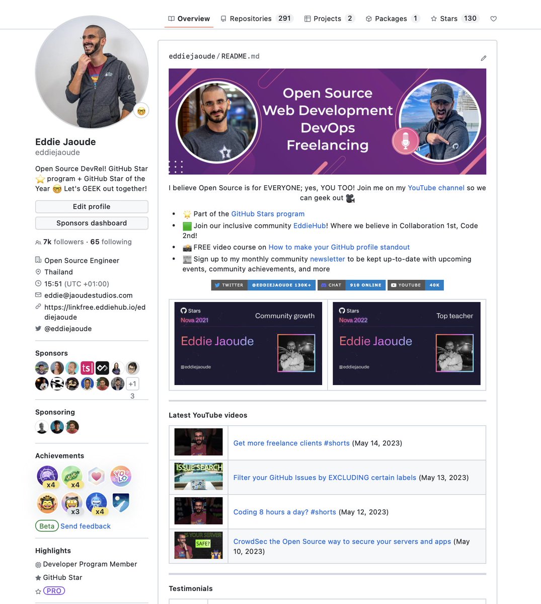 Eddie Jaoude | EddieHub | Open Source GitHub Star on Twitter: Eddie Jaoude | EddieHub | Open Source GitHub Star on Twitter: