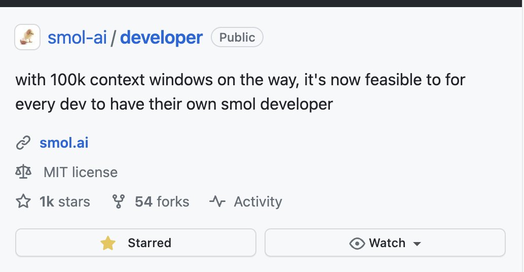 swyx 🤖 on Twitter: "i think this is my first project to reach 1k github stars in a day lol https ...