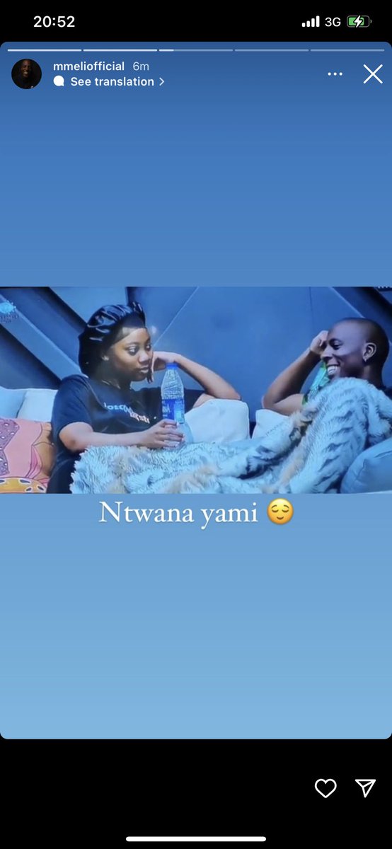 Jess on Twitter: "Mmeli’s birthday message to Tebatso🥹💙he never stops calling her “Ntwana yami ...