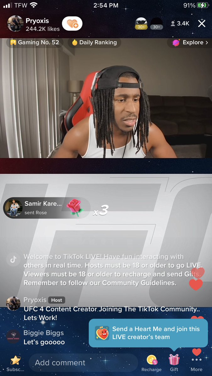 Justin on Twitter: "Sheeeeesh, the numbers @Pryoxis is pulling on Tik Tok is unreal! Bro sounds ...