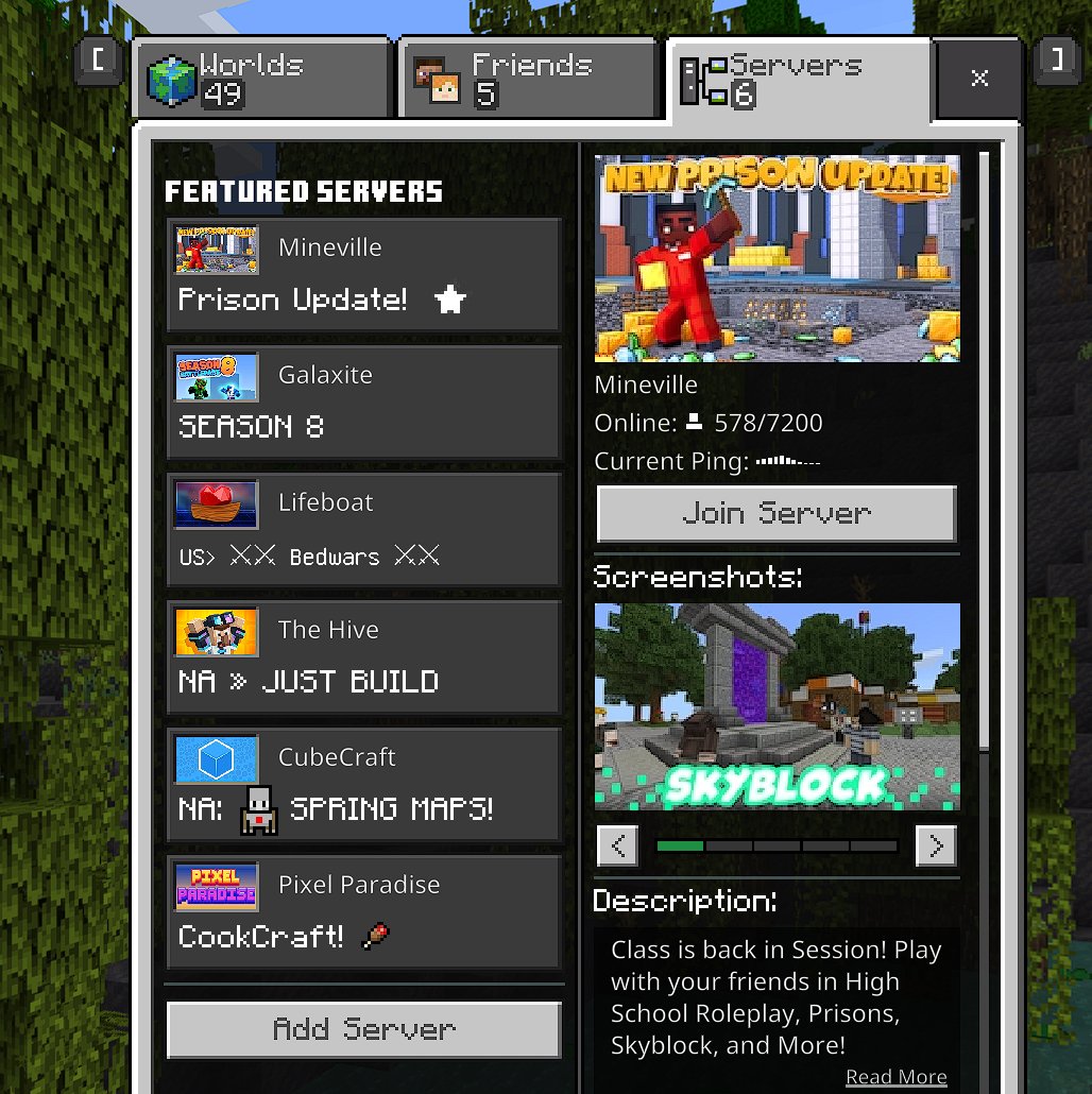 BootheBoys on Twitter: "Mineplex no longer on the featured server list #minecraft #mineplex # ...