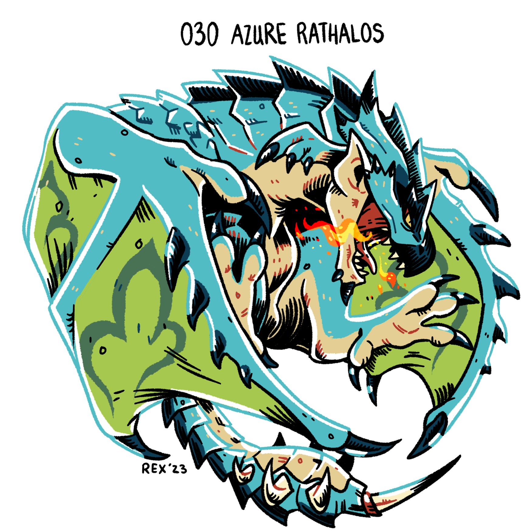 Azure Rathalos Icon