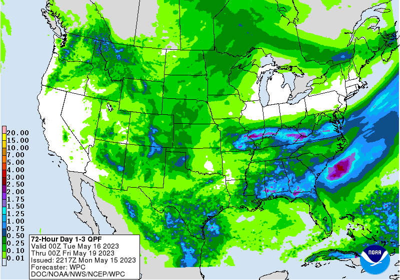 NWS Weather Prediction Center on Twitter: "A low pressure wave will ...