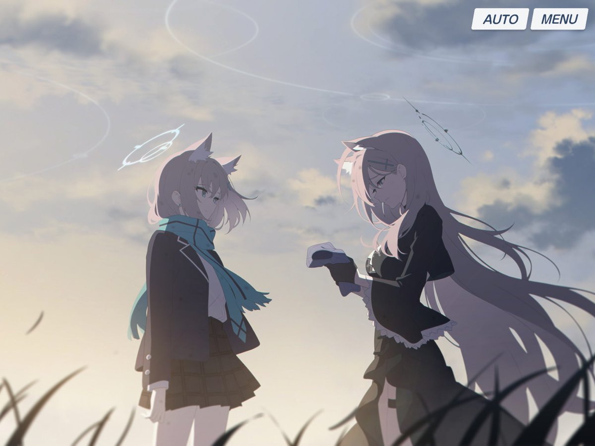 砂狼シロコ(ブルアカ) 「どちらも誕生日おめでとう」|やま参@fantia、fanboxやってますのイラスト