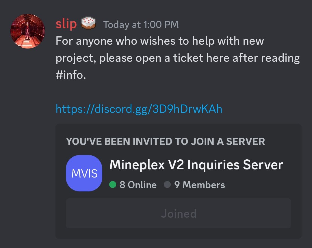 Nikhil on Twitter: "Looks like the developers of Mineplex are starting a new project with its ...