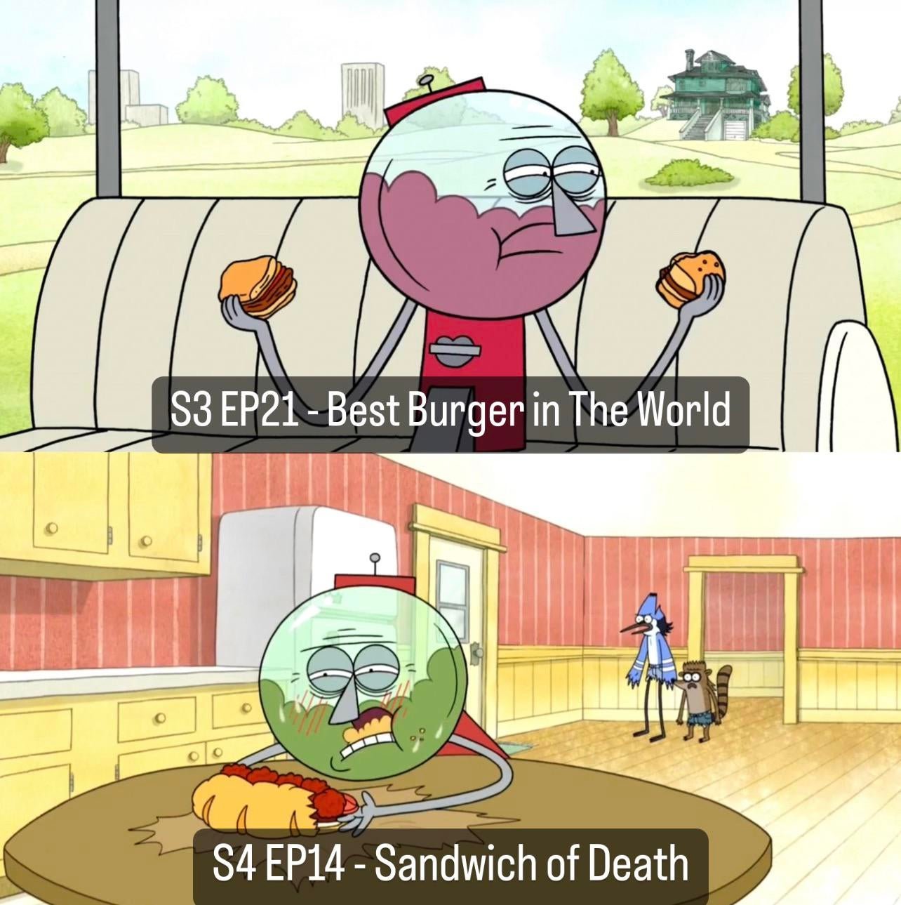Regular Show Death Sandwich