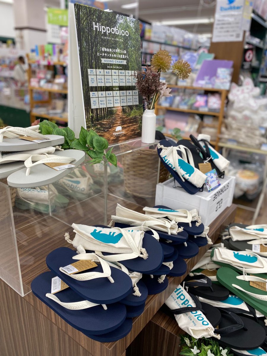 TSUTAYA入間仏子店 on Twitter: "RT @tsutaya1444: 🎀雑貨情報🎀 売れてます🩴⛱️ はきごこちの良さ 世界一 #タイ 生まれの #ビーチサンダル ...