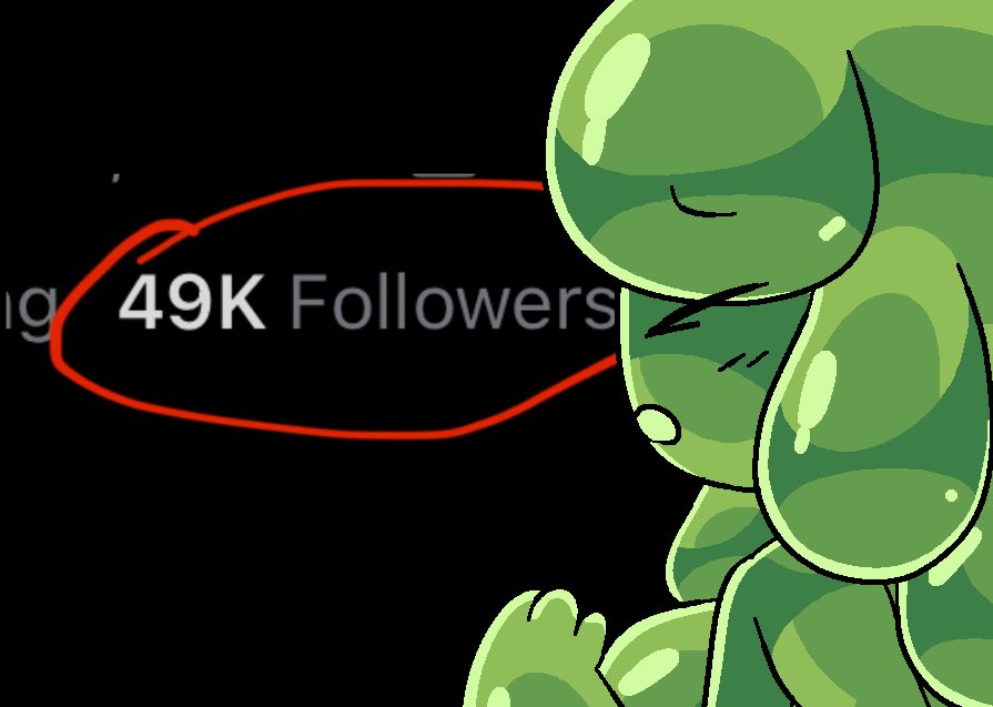 sycne on Twitter: "I’ve been drawing this stupid green slime girl for almost over 3 years when ...