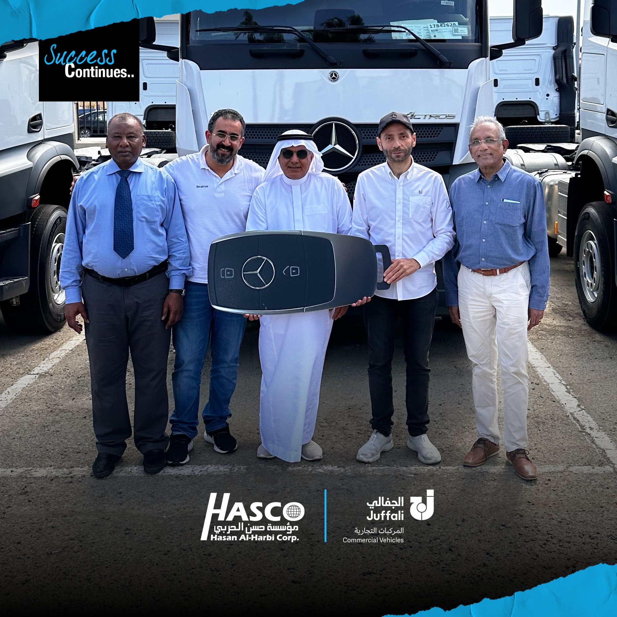 Mercedes-Benz Trucks KSA on Twitter: "نتشرف بالشراكة الناجحة مع أحد عملائنا «مؤسسة حسن حمدي ...