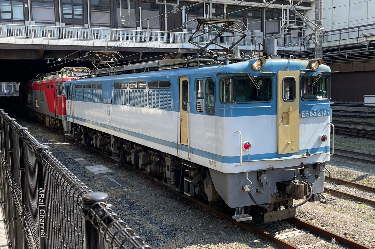 レールちゃんねる on Twitter: "EH500-46[門] OM入場。牽引はEF65 2127[新] #EH500 #EF65"