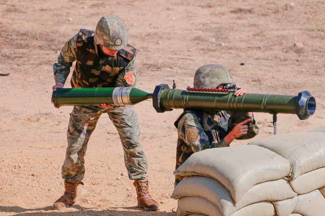 Jesus Roman on Twitter: "1/2 Shots of a 🇨🇳PLA 75th Group Army Brigade unit conducting live ...