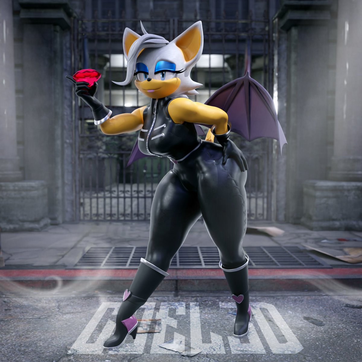 🔞COEL3D (COMMISSIONS OPEN) on Twitter: "RT @COEL3D: "Looking for this boys?" Rouge the bat model ...