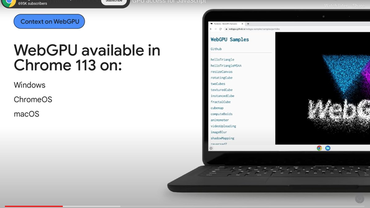 Will 3.6-6.16 硅谷 on Twitter: "为什么WebGPU很重要?因为GPU和人工智能相关。他是新一代的图形编程接口，定位类似于 Direct3D 12、Metal 和 ...