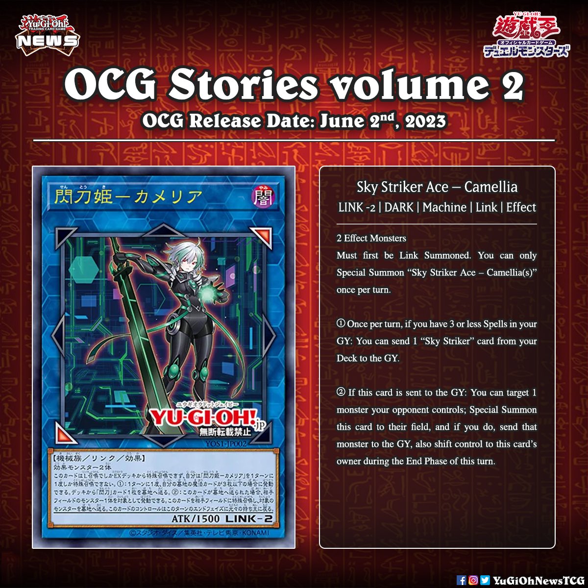 YuGiOh News on Twitter: " 𝗢𝗖𝗚 𝗦𝘁𝗼𝗿𝗶𝗲𝘀 2 The story of Sky Striker continues Translation ...