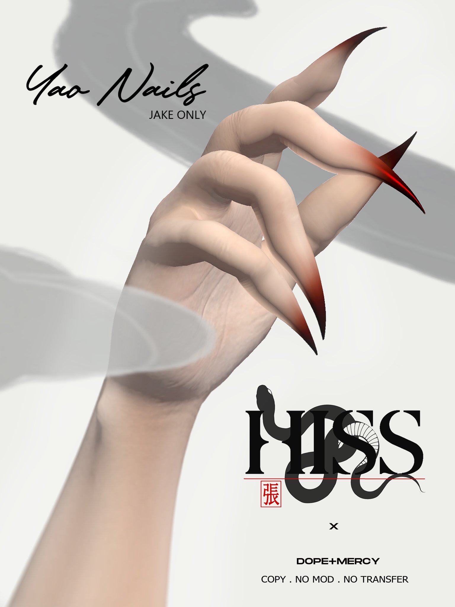 Ryee on Twitter: "HISS x DOPE+MERCY Yao Nails out now at ACCESS. Jake only . bom fitted nails ...