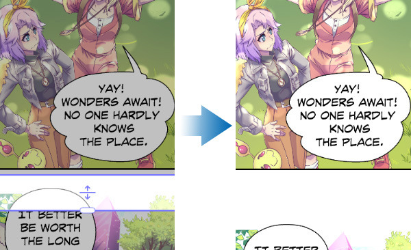 CLIP STUDIO PAINT on Twitter: "If you want to adjust panel margins while checking Webtoons you ...