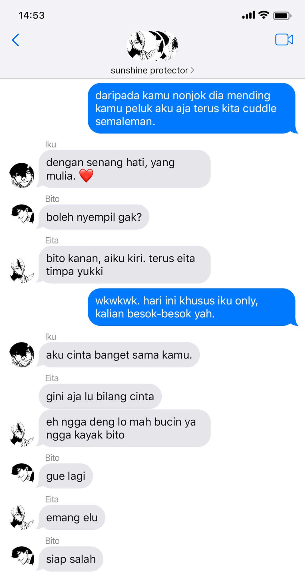 vie. on Twitter: "15. cw // cuddle gws ya bito https://t.co/Fj0IrKqJjw" / Twitter