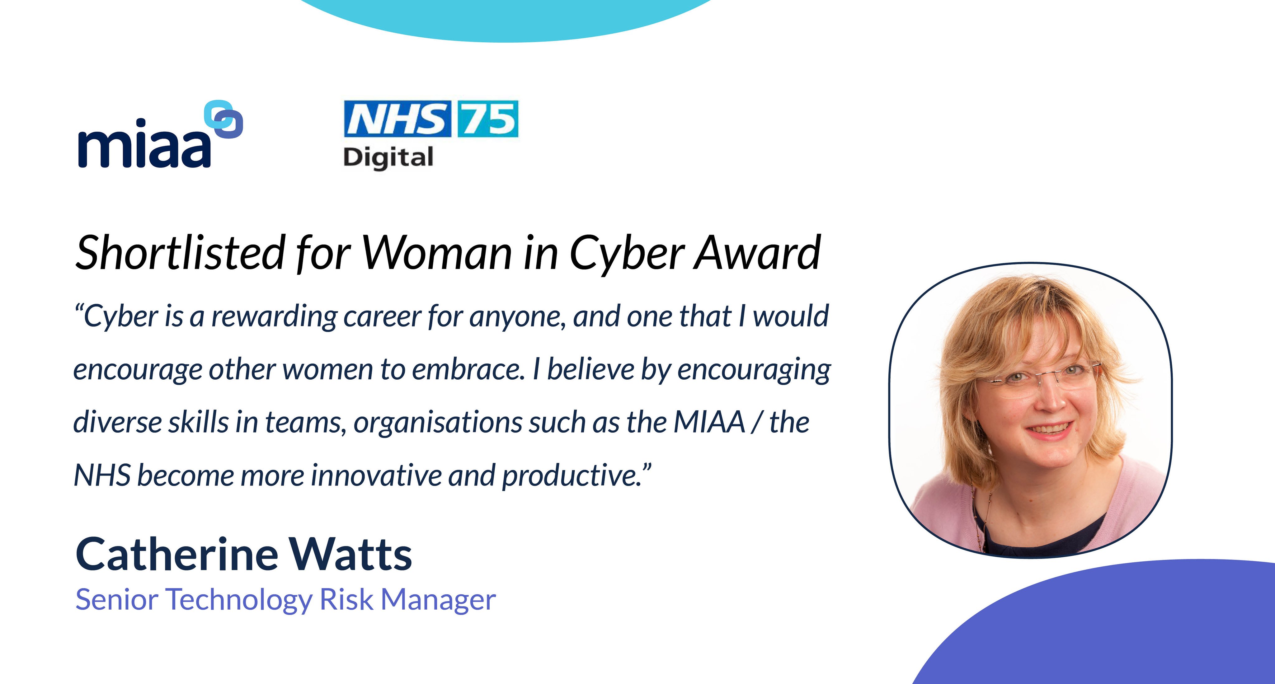 MIAA on Twitter: "MIAA's Catherine Watts, commented: “It’s a surprise and a privilege to have ...