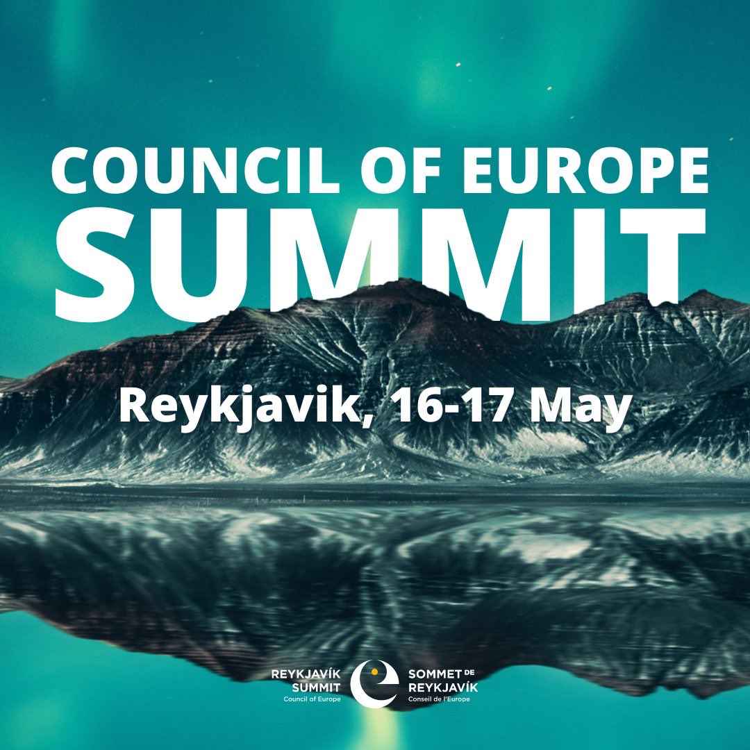 Marija Pejčinović Burić on Twitter: ".@coe 4th Summit starts today in Reykjavik / Le 4e Sommet ...