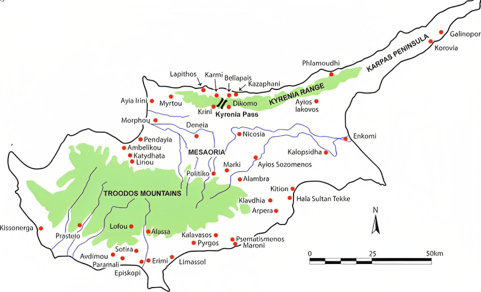 1/ Cyprus was one of the largest European centers of mining and ...