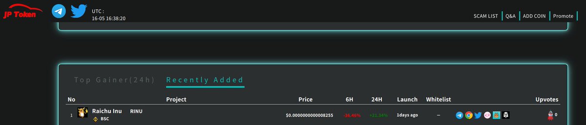 JPTOKEN.info 🇯🇵 on Twitter: "New listing @raichuinu Welcome to JPTOKEN and JAPAN🇯🇵 #JP $JP # ...