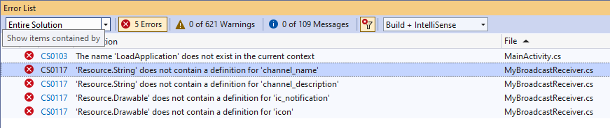 RobbiewOnline on Twitter: "Five errors left in the Android project ...