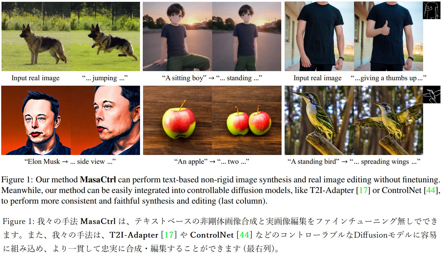 Daily AI Papers on Twitter: "MasaCtrl: Tuning-Free Mutual Self-Attention Control for Consistent ...