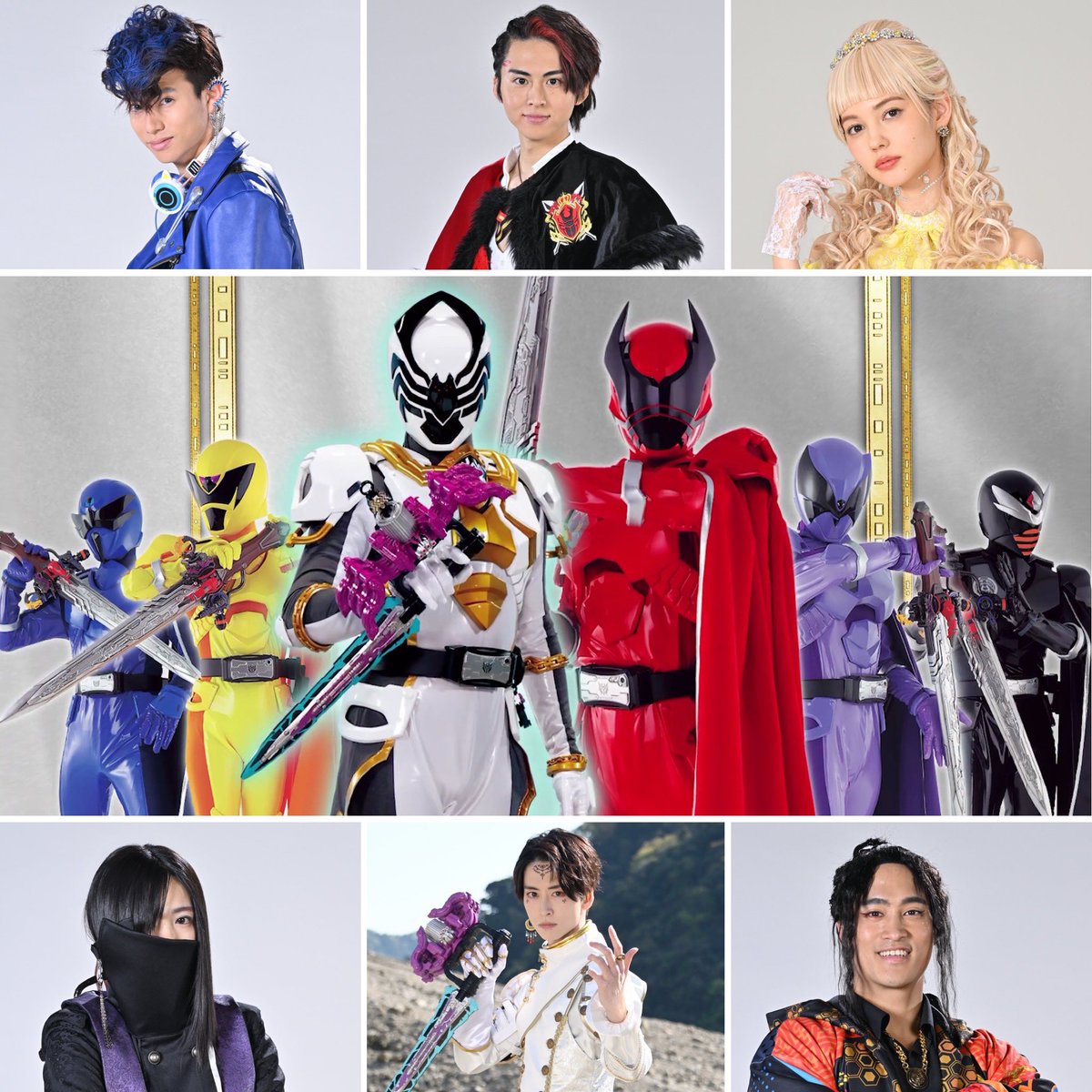 Sentaifive 戦隊ファイヴ On Twitter 👑 🪲 Good Morning 🕷️ 🕸️ 🔵 🟡 ⚪️ 🔴 🟣 ⚫️