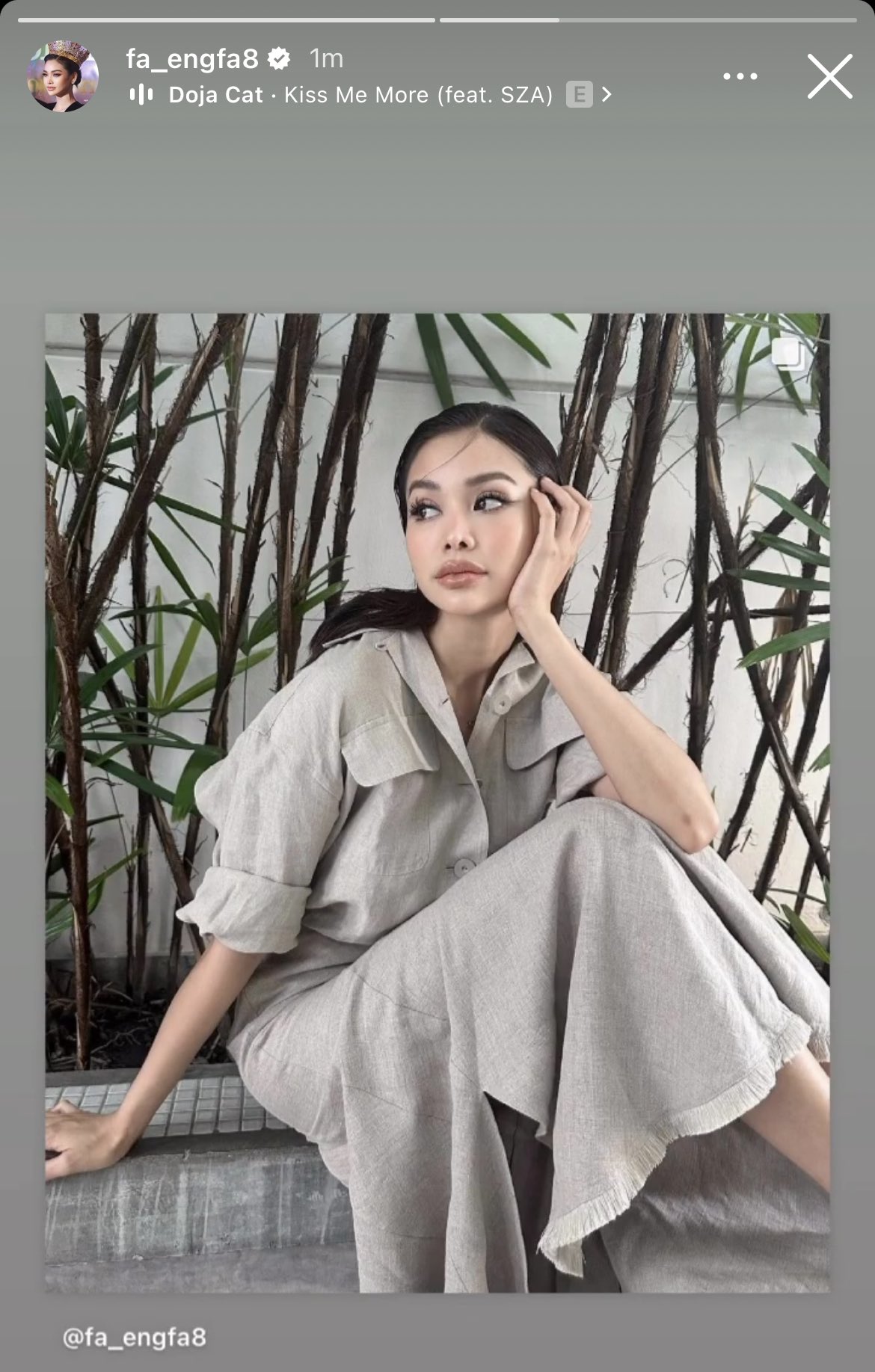 Ava on Twitter: "Both having lip fillers and then there’s Engfa here posting a story with ‘kiss ...