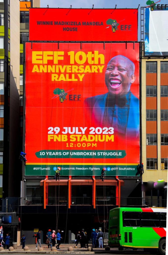 Economic Freedom Fighters on Twitter: "Winnie Madikizela Mandela House is ready for the EFF 10th ...