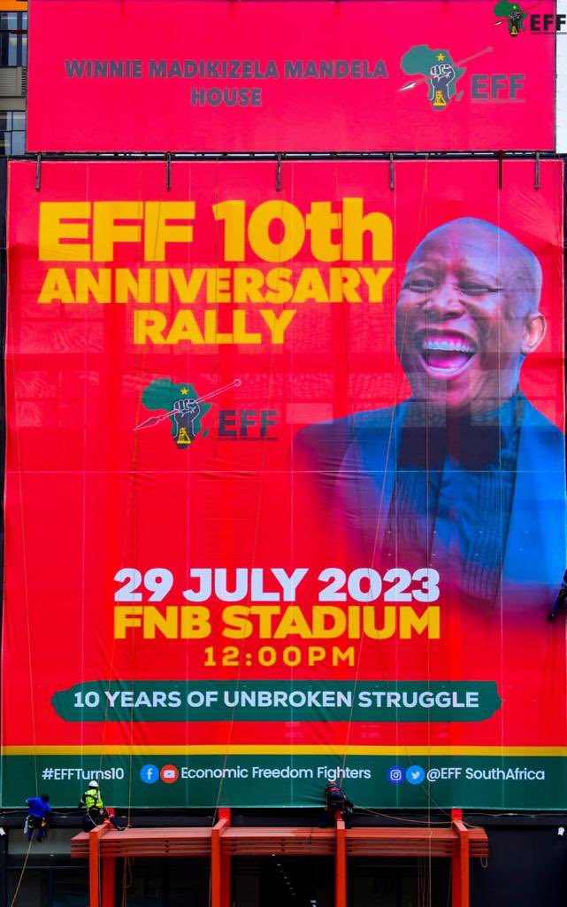 Economic Freedom Fighters on Twitter: "Winnie Madikizela Mandela House is ready for the EFF 10th ...