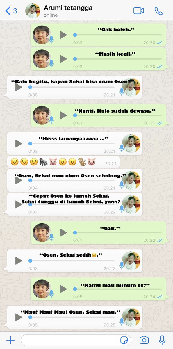 Enn on Twitter: "anak kecil ngomong cium-cium🥹 cw // mention of kiss"