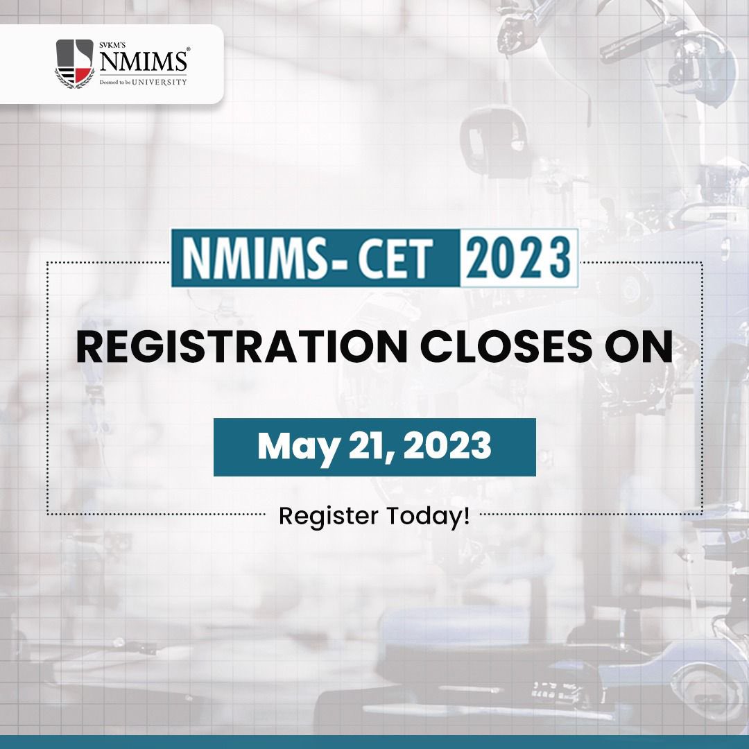 NMIMS on Twitter: "Register for the NMIMS - CET 2023 exam and get the opportunity to study at ...