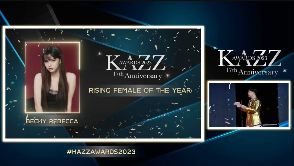 FREENBECKY VIETNAM OFFICIAL 🇻🇳 on Twitter: "160523 - Becky Rebecca x Kazz Awards 2023 🏆 RISING ...
