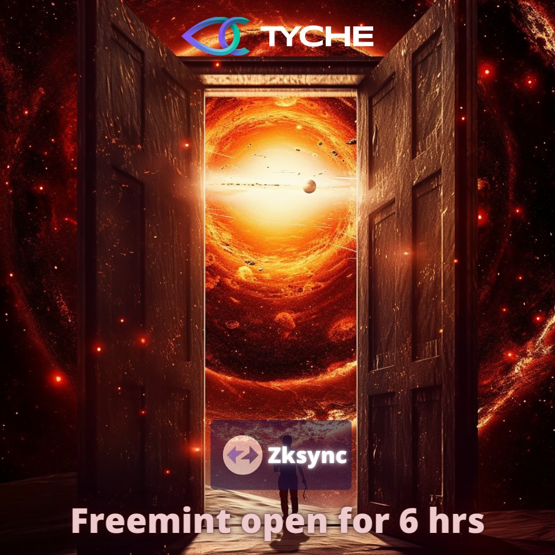 Tyche Protocol on Twitter: "🚨 #freemint is open , you have 6 hours🚨 Public price : 0.019 $ETH ...