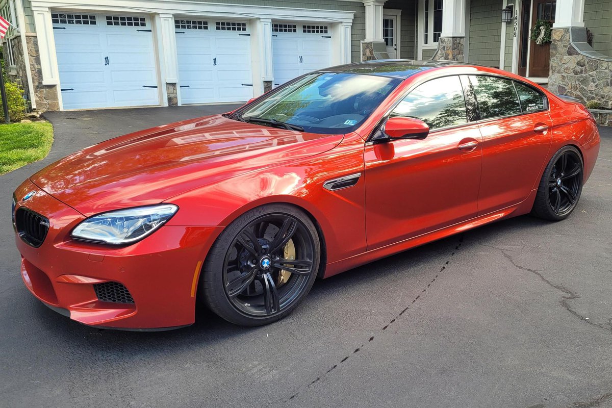 Cars & Bids on Twitter: "CLOSING WEDS: THIS... is a Sakhir Orange Metallic 2017 BMW M6 Gran ...