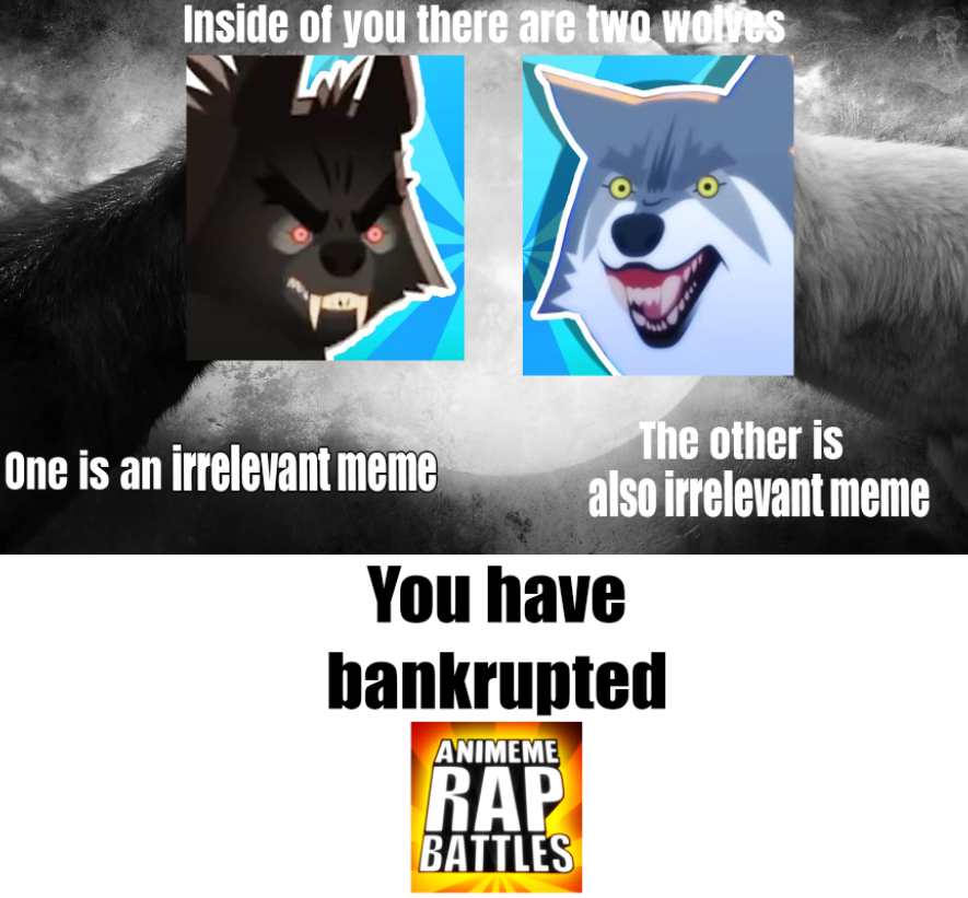 Courage Wolf Vs Insanity Wolf Rap Battle