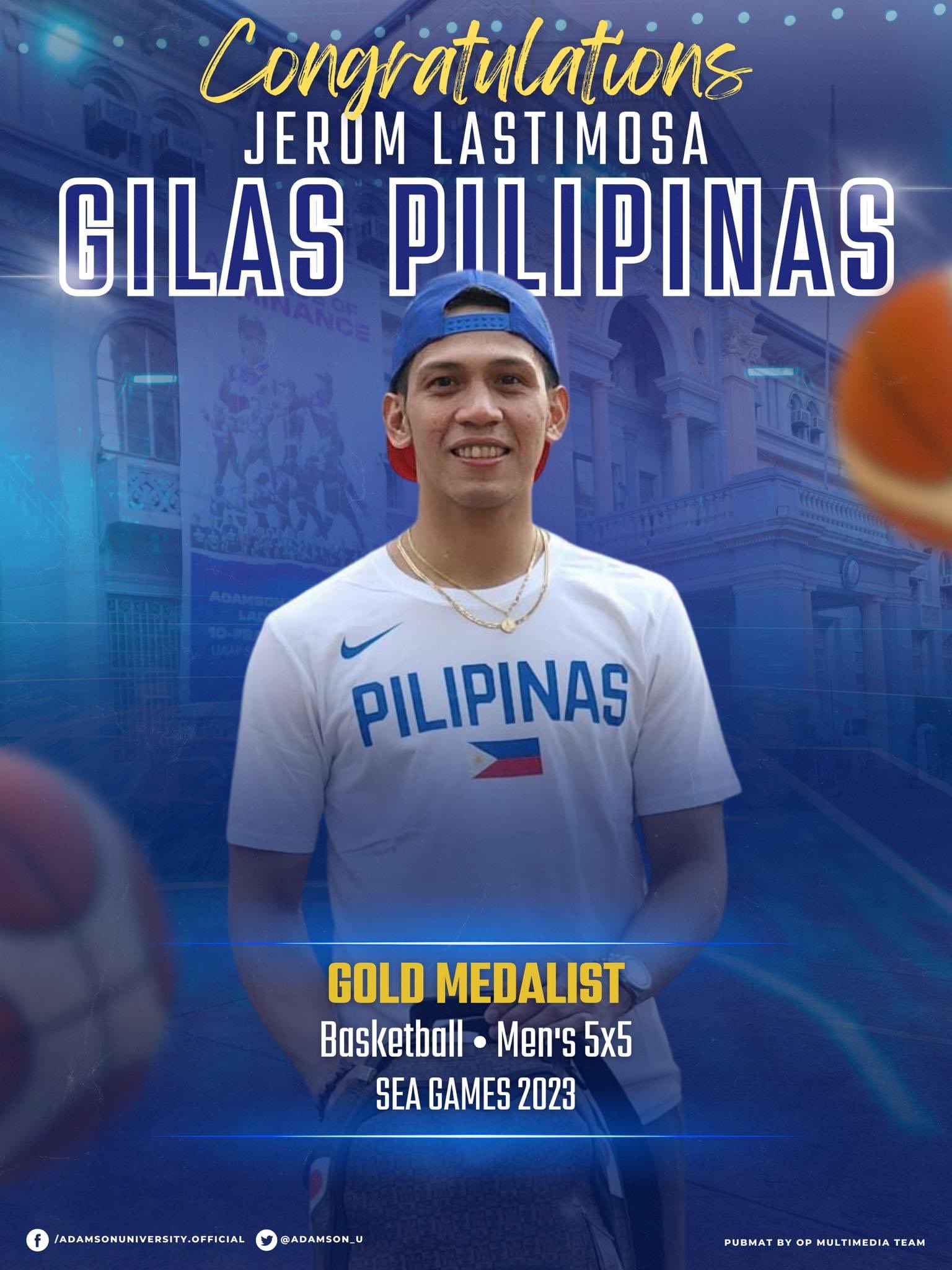 Adamson University on Twitter: "Congratulations to our King Falcon Jerom Lastimosa and to Gilas ...