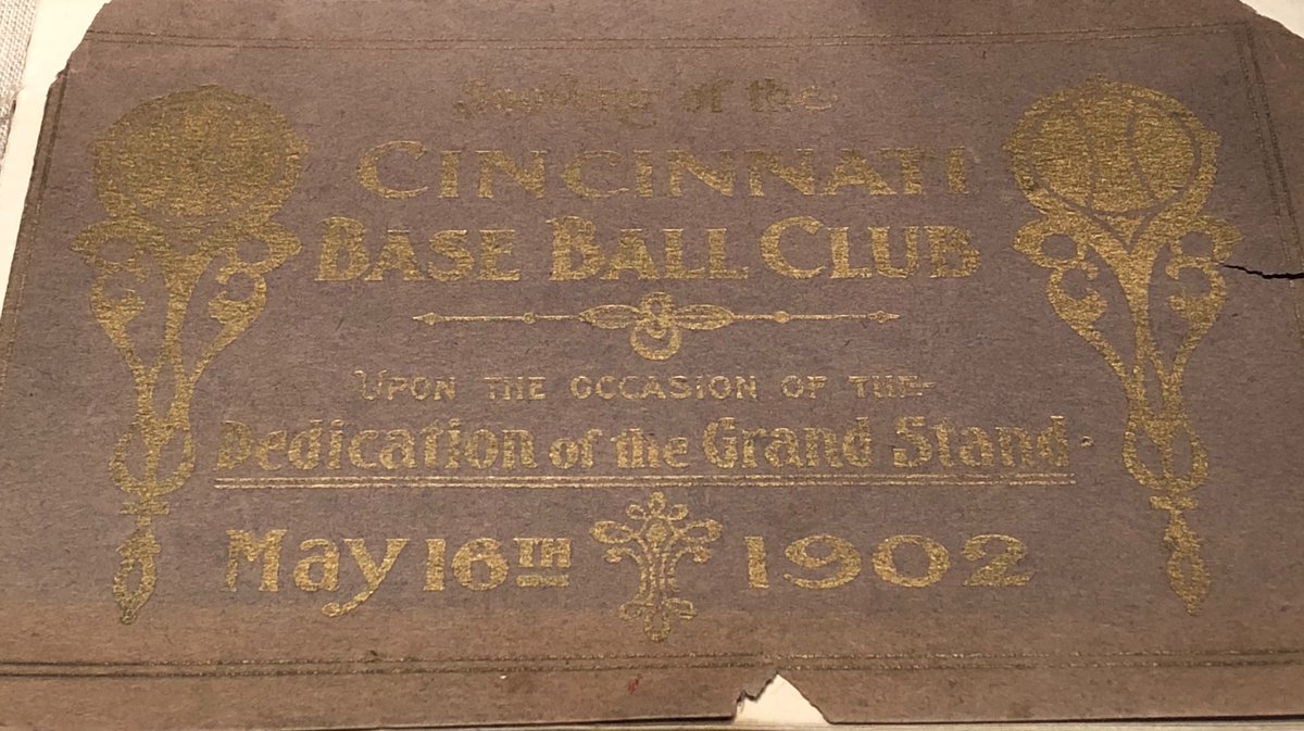 Redsmuseum On Twitter May 16 1902 On This Date In Reds History The